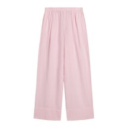 Bershka Pleat-Front Pants female Pink size S