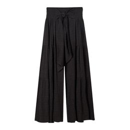 Bershka Pants female Black size XL