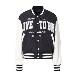 LTB Jacke 'BORAKE' Damen Größe M schwarz / weiß