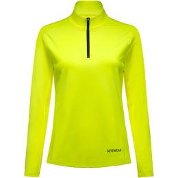 Gore Everyday Mid 1/4-Zip Bekleidung Damen gelb