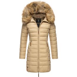 Marikoo Damen Steppmantel "Rose-Stepp", beige, Gr. M, Oberstoff: 100% Nylon; Futter: 100% Polyester; Wattierung: 100% Polyester; &Auml;rmelfutter: 100%