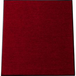 Salonloewe Fu&szlig;matte, Rot, Gr. 115x115 cm, Fu&szlig;matten, Material: Polyamid. R&uuml;ckseite: Gummi