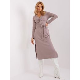 Madnezz House Kleid '509456.99' Damen Gr&ouml;&szlig;e 40/42 beige Winterkleid