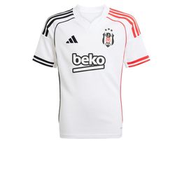 adidas Performance Funktionsshirt 'Beşiktaş JK 25/26 Home Jersey' Jungen Größe 140 orange / schwarz / weiß