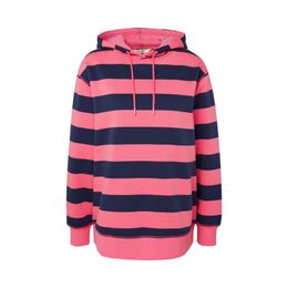 Tchibo - Kapuzen-Sweatpullover - Damen - Gr. S - dunkelblau/gestreift
