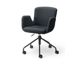 Tchibo - Schreibtischstuhl - 57x63x80cm - dunkelgrau - Polyester / Stahl / Kunststoff