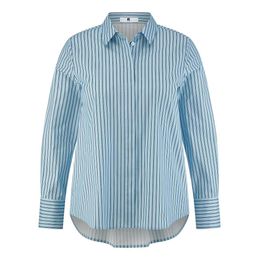 Anna Aura - Bluse, blau, Gr. 46 / L - Baumwolle