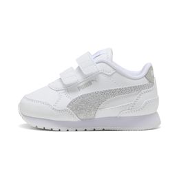 Puma Sneaker 'ST Runner V4' Jungen Gr&ouml;&szlig;e 22 hellgrau / silber / wei&szlig;