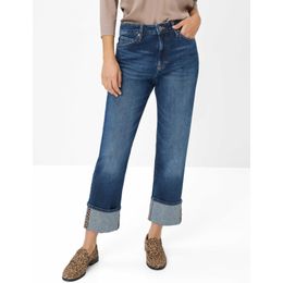 Brax Damen Five-Pocket-Hose Style MADISON S USED REGULAR BLUE, denim blau, Gr. 38