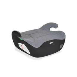 Moni Kindersitzerhöhung Jet i-Size (125-150cm) Gruppe 3 Armlehne Bezug waschbar grau/schwarz