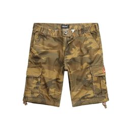 John F. Gee Cargohose Herren Gr&ouml;&szlig;e 48 beige / braun / oliv