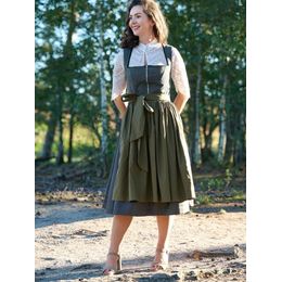 INNA.Trachten Dirndl 'Gerda' Damen Größe 38 dunkelgrün