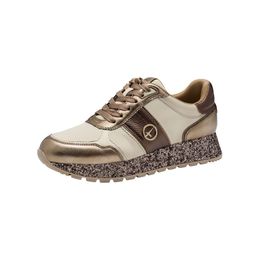 Tamaris Sneaker Damen Gr&ouml;&szlig;e 36 beige / braun / bronze