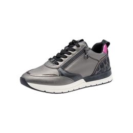Tamaris Sneaker Damen Gr&ouml;&szlig;e 37 anthrazit / silber