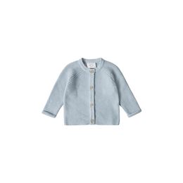 Stellou & Friends Strickjacke Jungen Größe 98/104 hellblau