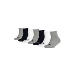 Socken Puma KIDS QUARTER 7 P ECOM in 882 - grey/white/black | Gr.: 39-42