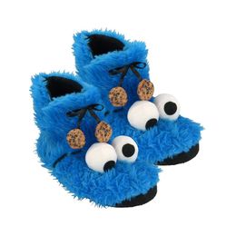 Sesamstra&szlig;e Sesamstra&szlig;e Hausschuhe - Kr&uuml;melmonster 3D in blau | Gr.: 37/38