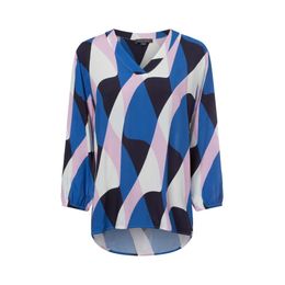 Franco Callegari Bluse Lola in blau rosa - 0005 | Gr.: 44