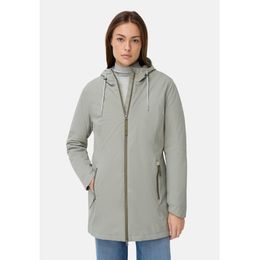 Camel Active Funktionsjacke aus leichtem Softshell mit Kapuze in Dunkelsalbei | Gr.: 34