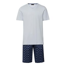 Hanro Shorty Night & Day in blue diamonds | Gr.: XL