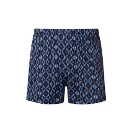 Hanro Boxer Cotton Sporty in blue diamonds | Gr.: L