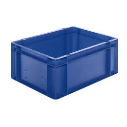 Euro-Format-Stapelbehälter, Wände und Boden geschlossen, LxBxH 400 x 300 x 175 mm, blau, VE 5 Stk kaiserkraft