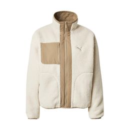 Puma Athletic Fleece Jacket female White size S