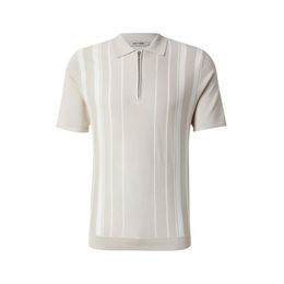 Only & Sons Only & Sons Poloshirt 'ONSWYLER' Herren Größe L greige / weiß