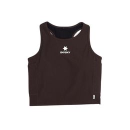 Saysky Combat Rib Crop Top Bekleidung Damen braun