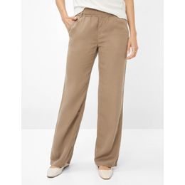 Brax Damen Palazzohose Style MAINE TAUPE, hellbraun, Gr. 36K