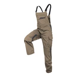 KÜBLER WORKWEAR Kübler Vita mix Latzhose 3L47 sandbraun/anthrazit 46 ; Kübler Workwear (3L475365-2597-46)