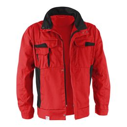 KÜBLER WORKWEAR Kübler Vita mix Jacke 1L45 mittelrot/schwarz S ; Kübler Workwear (1L455365-5599-S)