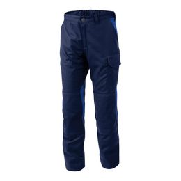 KÜBLER WORKWEAR Kübler Vita cotton+ Hose 2L46 dunkelblau/kbl.blau 110 ; Kübler Workwear (2L463421-4846-110)
