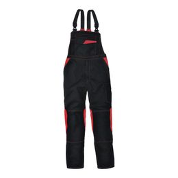 K&Uuml;BLER WORKWEAR K&uuml;bler IMAGE DRESS Latzhose schwarz/mittelrot 32 ; K&uuml;bler Workwear (3347 3411-9955-32)
