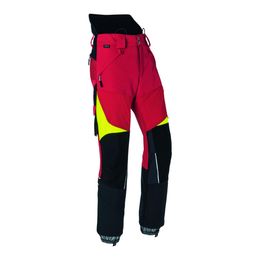 KÜBLER WORKWEAR Kübler Schnittschutzhose FOREST PRO PSA 3 rot/warngelb Form 2751 Größe S-89 ; Kübler Workwear (2751 8338-5634-S-89)