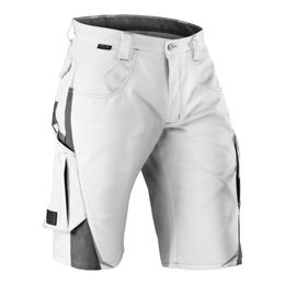 KÜBLER WORKWEAR Kübler Shorts PULSSCHLAG weiß/anthrazit Form 2524 Größe 66 ; Kübler Workwear (2524 5365-1097-66)