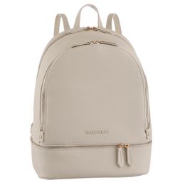 Valentino Handbags VALENTINO BAGS Cityrucksack »BRIXTON« ECRU B/H/T: 25 cm x 33 cm x 13 cm B/H/T: 25 cm x 33 cm x 13 cm Aus Lederimitat