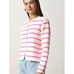 Happiness İstanbul Knit Cardigan female Beige size One Size