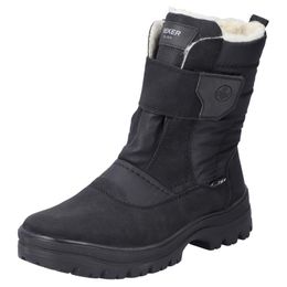 Rieker Winterstiefel, Klettboots mit Lammwollfutter, Flip Grip-Laufsohle und TEX-Membran schwarz 47 47 Winterstiefel mit winddichter,...