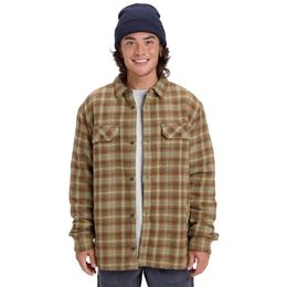 Quiksilver Langarmhemd &raquo;Venture Sherpa&laquo; Almond Venture M - US-Gr&ouml;&szlig;en US-Gr&ouml;&szlig;en M Fabric: Flanell aus reiner Baumwolle [230...