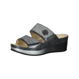 Vital Pantolette »Pantoletten Leder« Grau/Silber 38 38 Absatzhöhe: 55 cm