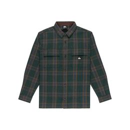 Quiksilver Langarmhemd »Yankee« Trekking Green Yankee Plaid XL - US-Größen US-Größen XL Stoff: Wollstoff [260 g/m2]