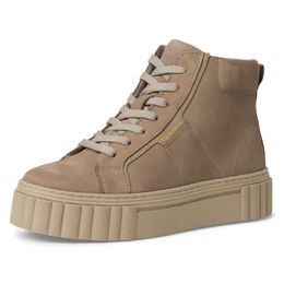Tamaris Sneaker mit gepolstertem Schaftrand taupe 40 40 Knöchelhoher Sneaker High Top