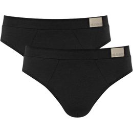 Sloggi Slip »Men GO Natural« 2er Pack, Tunnelbund, ohne Eingriff BLACK XXL XXL Herren-Unterhosen von Sloggi