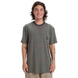 Quiksilver T-Shirt »Onyx Striped« Fallen Rock Onyx Stripe XS XS Stoff: Jersey aus Baumwolle