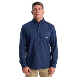 Quiksilver Langarmhemd &raquo;Diamond&laquo; Dark Navy S - US-Gr&ouml;&szlig;en US-Gr&ouml;&szlig;en S Stoff: Twill aus Baumwolle [158 g/m2]