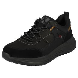 RIEKER SPORT Sneaker, Outdoorschuh, Halbschuh, Schnürschuh mit TEX-Ausstattung schwarz 41 41 Sportiver Freizeitsneaker mit kontrastfarbenen Ziernähten