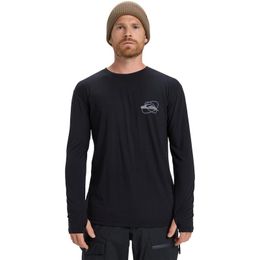 Quiksilver Langarmshirt »Coastal Run« schwarz M M Verwendung: Training / Laufen
