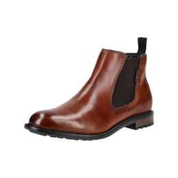 Bugatti Stiefelette »Stiefelette Leder/Textil« Cognac 41 41 Verschluss: Schlupfschuh