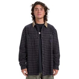 Quiksilver Langarmhemd »Mercury Sandstrokes« Sand Strokes Black XXL - US-Größen US-Größen XXL Stoff: Garngefärbtes kariertes Flanell [100...